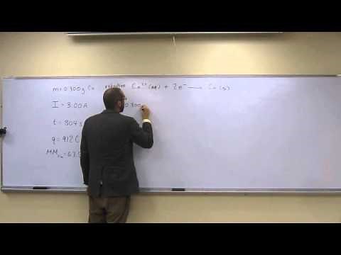 Calculate Faraday's Constant - Electroplating 002