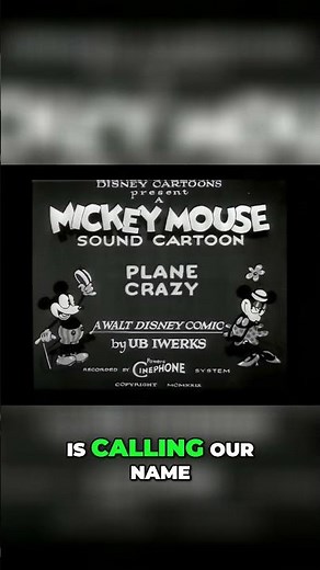 Plane Crazy | #MickeyMouse's FIRST Cartoon 1929! #disney