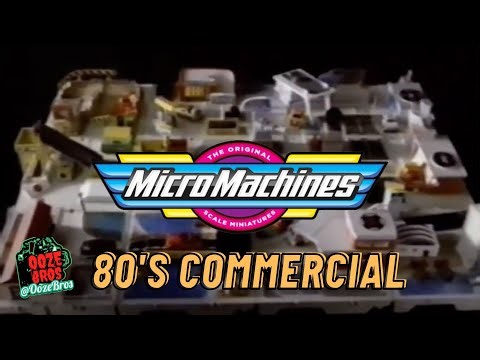 1987 Micro Machines Car & Playset Commercial - "Motormouth" world's FASTEST talking John Moschitta