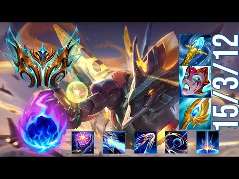 TOP1 CHALLENGER Guides How to Play Aurelion Sol BOT & Carry + Best Build/Runes Season 15 Patch 25.06