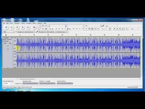 Audacity: Importing, Sampling, Exporting