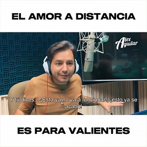 550K views · 16K reactions | El amor a distancia solo es para los valientes que luchan por aquello que los une. Cuando al fin encuentras a esa persona con la que quieres pasar el resto de tu vida sin importar las barreras o las distancias, te das cuenta de que ese amor es puro y es mucho más grande y fuerte que cualquier otra cosa. | Alex Aguilar | Facebook