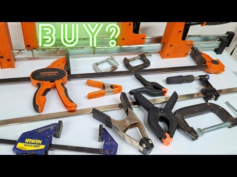 Which Clamps Do You Really Need for Woodworking?