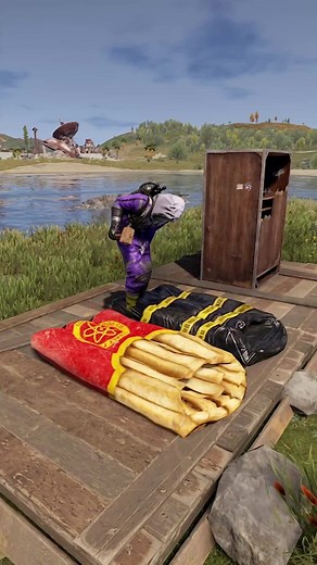 Как забрать спальный мешок тиммейта в Rust