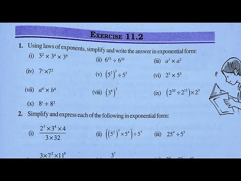 Class 7th maths l Exercise 11.2 l Chapter 11 l Exponents and powers l Ncert l Solution l Cbse l Math