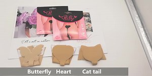 Sexy Invisible Plus Seamless Strapless No Panty Line Self Adhesive C-string Thong
