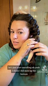 I tried heatless curls for the first time!💁🏼‍♀️ (Link to the curl set is in the comments!) | Katie Van Slyke