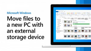 Premiestnenie súborov do nového počítača s Windowsom pomocou externého ukladacieho zariadenia