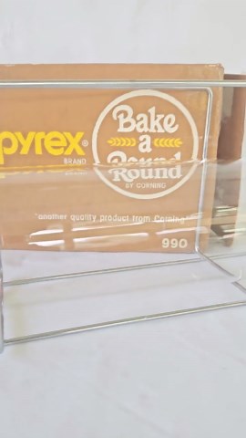 1970s Pyrex Bake A Round Baking Tube Unused in Original Box With Oven Proof Rack Made in the USA - Etsy
