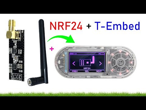 How to Connect & Use NRF24L01 Module with LILYGO T-Embed CC1101 | Step by Step Guide