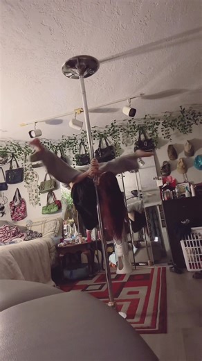 Trying a different angle #poletok #polefitness #pole