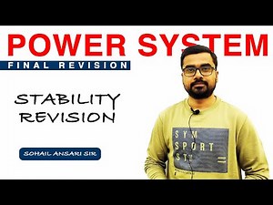 Power System Stability - Revision Video Lecture | Crash Course: Electrical Engineering (EE)