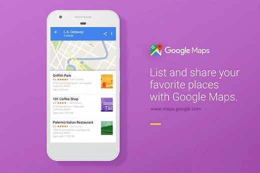 Cómo crear y compartir tus listas de lugares de Google Maps