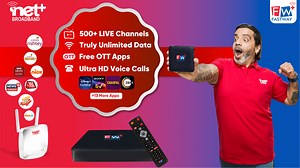 14 reactions | Non Stop Entertainment With Live Tv channels + Unlimited Internet + Voice Calls + OTT . Plan starts @598 #tvchannel #movies #watchonline #OTTApps #booknow #NetPlus #Fastway #Unlimited #WIFI #ott #NetplusBroadband | Fastway Transmissions Pvt. Ltd. | Facebook