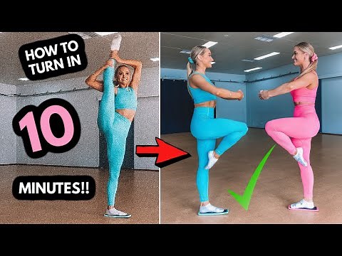 HOW to learn DANCE TURNS in 10 MINUTES!!! Beginner Tutorial!