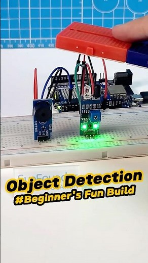 Obstacle Detected! Arduino Buzzer Alarm in Action 🔊 #arduino #arduinoproject