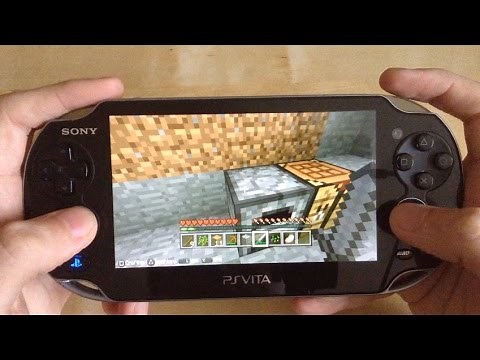 Minecraft Playstation Vita Edition Gameplay