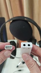 USB Sound Adapter 7.1 Channel – Quick Overview Use Headphone+Mic at a Time on Laptop #shorts