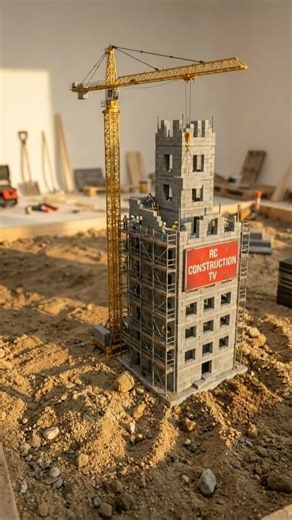 Process Building A Building... #rcconstruction #rcexcavator #rcmodels #rctrucks