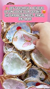 9.6K views · 347 reactions |  Let’s package a box full of fun goodies for Saran!!  She grabbed bundles, candy, and MORE | Asmr Orders | Facebook