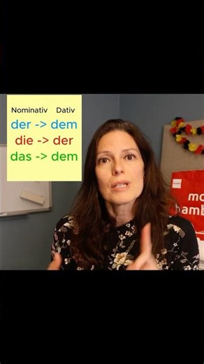 The Dative Case in German, DATIV: When to Use It I Explained by a German Teacher