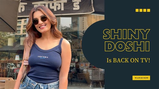 Television actress Shiny Doshi, best known for her role in Pandya Store, is officially back on screen. She has joined The 50 Show, marking a fresh phase in her TV journey. #ShinyDoshi #PandyaStore #The50Show #TVReturn #TVComeback #CelebrityInterview #TelevisionBuzz #EntertainmentNews | B4U Entertainment