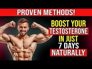 DON'T MISS THESE 6 Proven Methods to Boost Your Testosterone Naturally