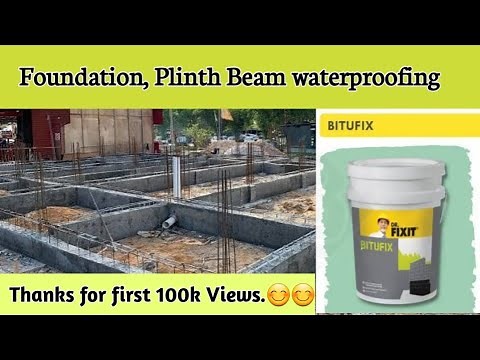 plinth beam & foundation waterproofing with Dr Fixt Bitufix @drfixit-waterproofingsolut7479