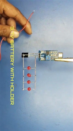 DIY MUSIC REACTIVE LIGHT #shorts #ytshorts #electronicsproject #electronic