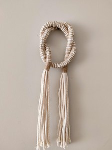Handmade Jute Macrame Knot Wall Hanging: Boho Tassel Decor - Etsy