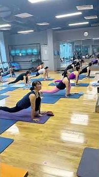 Sun Salutation Flow with My Vietnam Students #sunsalutation