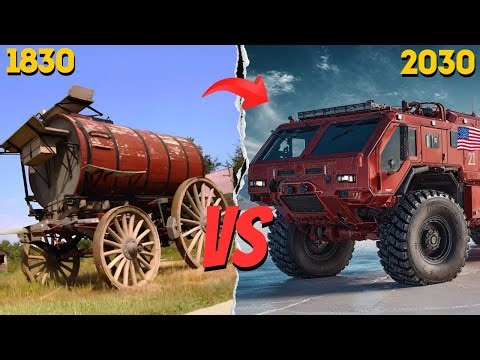 EPIC Evolution of AMERICAN FIRE TRUCKS – 200 Years in 2 Minutes!