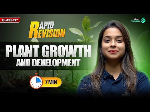 Plant Growth and Development | CBSE Class 11th Biology | Full Chapter in 7️⃣ Mins | Rapid Revision
