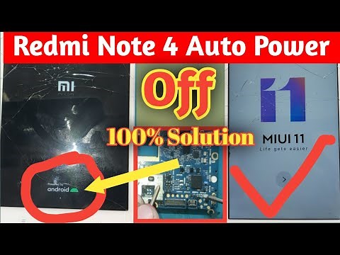 Redmi Note 4 Auto Restart Solution//Mi Note 4 Booting Off Dead problem solution//logo off solution