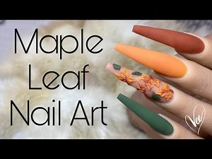 How to: 3D Maple Leaf Nail Art | Fall Nail Tutorial | Notpolish