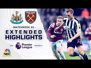 Newcastle United v. West Ham United | PREMIER LEAGUE HIGHLIGHTS | 2/4/2023 | NBC Sports