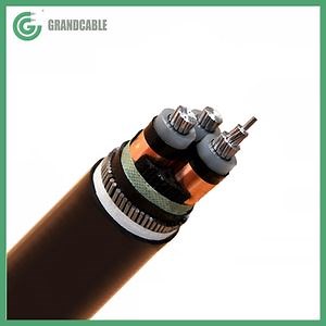 [Hot Item] 33kV Power Cable Aluminum Conductor XLPE Insulated 400sq.mm Three Core SWA Armored 19/33kV