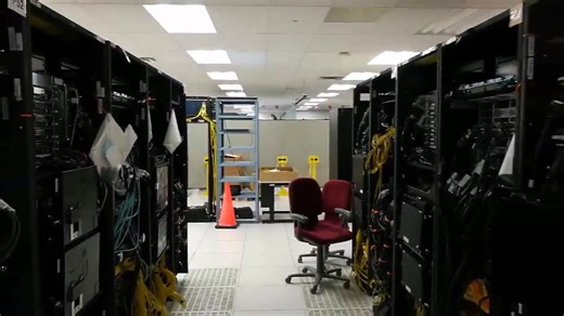 Welcome to the Test Floor in IBM Poughkeepsie, New York state, America, over 7,400 square meters of raised floor - where IBM's version of mainframe computers are built, configured & rigorously tested before shipment to customers. | Dez Blanchfield
