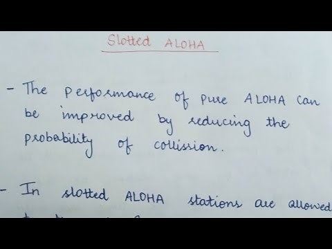Slotted ALOHA Protocol || Contention Based Protocols || Media Access Protocols