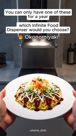 AI Infinite Food Dispenser | Surreal ASMR Experience| #ai #asmr #oddlysatisfying