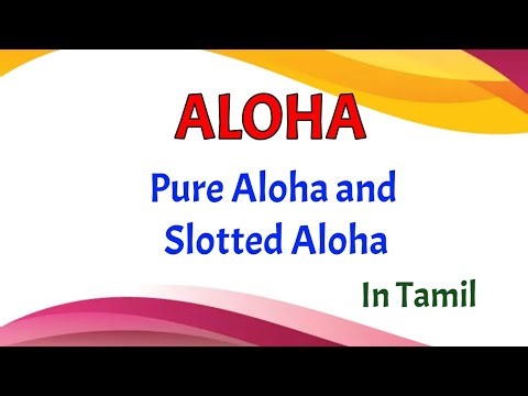 ALOHA | Pure Aloha | Slotted Aloha |Random access protocol|Multiple Access Protocols| Tamil