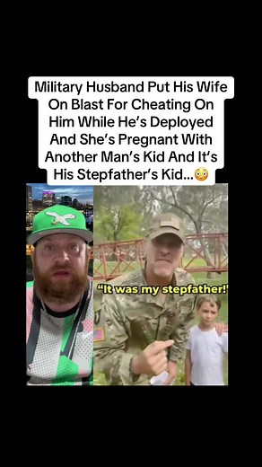 Military Husband Put His Wife On Blast For Cheating On Him While He’s Deployed And She’s Pregnant With Another Man’s Kid And It’s His Stepfather’s Kid…😳