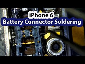iPhone 6 Broken Battery FPC Connector Replacement - Prior repair attempt