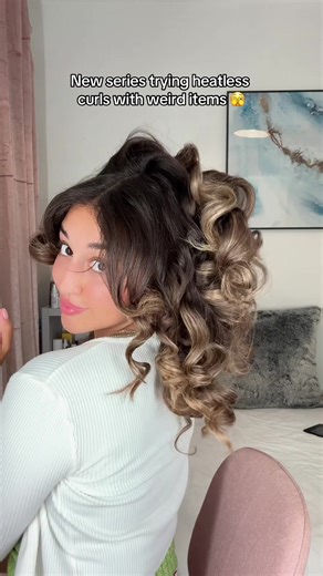 Trying Heatless Curls with Weird Items - New Series