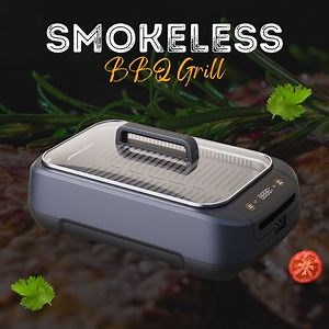[Hot Item] Experience High-Temperature Cooking with The Efficient Smokeless Grill