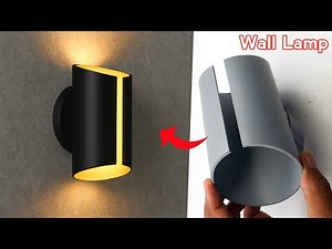 Best Profitable 💰 Business Idea PVC DIY Modern Wall Lamp for Home Decor Work From Home Project