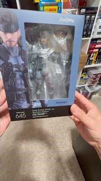 Figma 645 Solid Snake Updated Edition Metal Gear Solid 2: Sons of Liberty by Max Factory. #unboxing