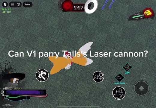 V1 vs Tails’s Laser cannon #outcomememories #sonicexe #tailsthefox #roblox #ULTRAKILL