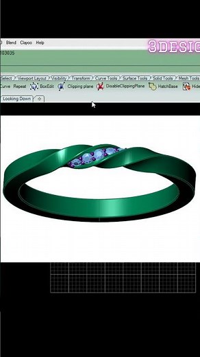 ||🔷How to make Twisted Ring in Matrix 9.0🔷|| #Matrix 9 || #Rhino 3D || #Tutorial #Rhino 3D
