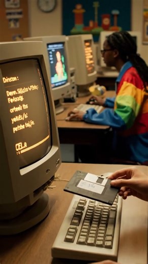 The 1997 Computer Lab Experience! 💻 #SchoolComputers #90sTech